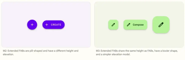 From Material Design to Material You (Material 3).